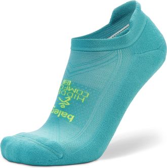 Balega Unisex Hidden Comfort Performance No Show Athletic Running Socken, Neon Aqua, Medium (EU 40-42.5)