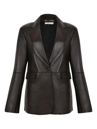 P.A.R.O.S.H. veste en cuir - Marron