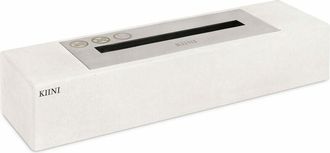 Kiini Kiini - salama Tischkamin Freistehender BioKamin + 1L Ethanolfrei Wei&szlig;