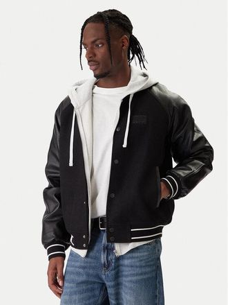 Tommy Jeans Bomberjacke DM0DM22439 Schwarz Regular Fit