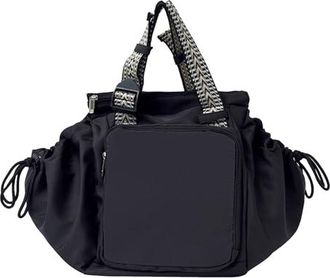 Generic Sac fourre-tout pour femme - Grande capacit&eacute; - Avec compartiments - En nylon - Multifonctionnel - Convertible - Pour le travail quotidien, les voyages