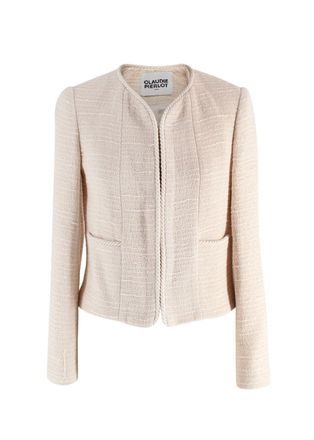 Claudie Pierlot Cream Tweed Jacket