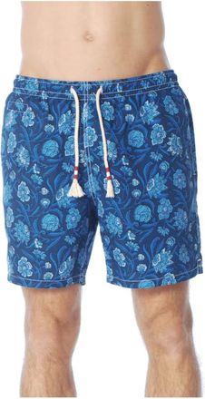 MC2 Saint Barth Homme, Maillots de bain, Multicolore, Taille: S Costume Caprese stampa floreale