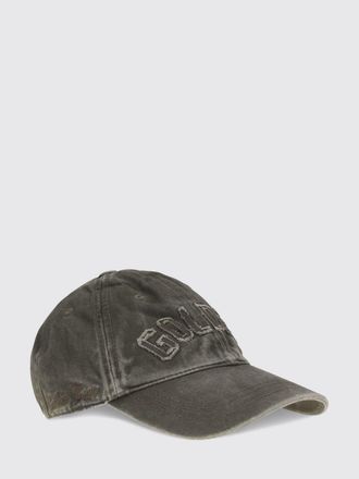 Golden Goose Casquette de baseball en denim d&eacute;lav&eacute; avec logo ton sur ton