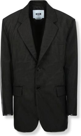 Msgm Msgm, Femme, Vestes, Noir, Taille: 42 FR Blazer