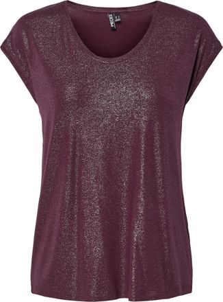 Pieces Pcalice Ss Glitter Tee JRS Noos Bc