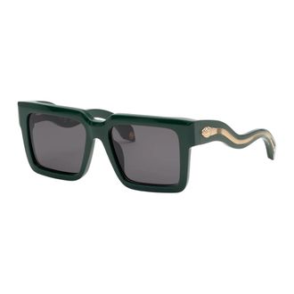 Roberto Cavalli Quadratische gr&uuml;ne Sonnenbrille - - Accessories - Damen - Gr&uuml;n - 55 MM