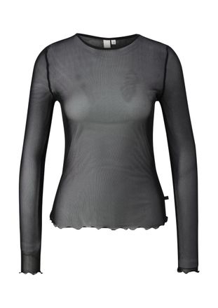 s.Oliver Damen 2145533 Langarmshirt, 9999 schwarz, XS