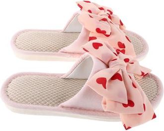 Frcolor Pantoufles Femme à Bout Ouvert Légères Lin Respirant Semelle Plate Ergonomique Confort Intérieur