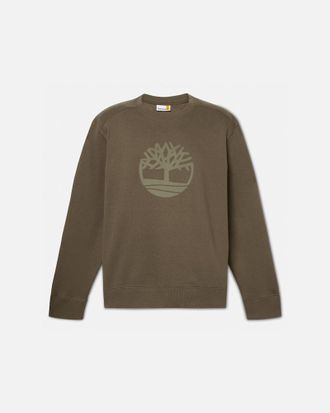 Timberland Kennebec River Sweatshirt mit Rundhalsausschnitt f&uuml;r Herren in Gr&uuml;n, Herren, Gr&uuml;n, Gr&ouml;&szlig;e
