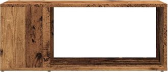 Generic Offene B&uuml;cherregale, Freistehend, Platzsparendes Aufbewahrungsregal aus Holzwerkstoff f&uuml;r B&uuml;cher, Dekoration und Medien (Altes Holz)