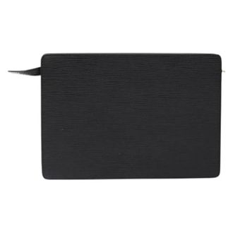 Louis Vuitton Pochette en cuir Pre-owned - Femme - Pre-owned - Noir - Taille: ONE Size