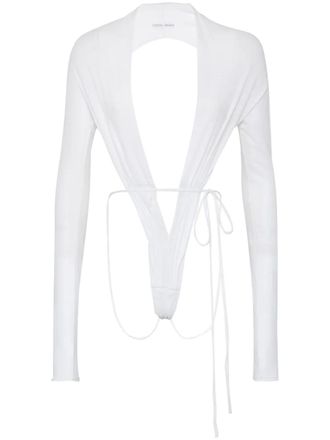 Dsquared2 body à dos ouvert - Blanc