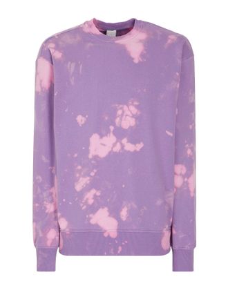 8 by YOOX ORGANIC COTTON JERSEY TIE & DYE CREWNECK SWEATSHIRT