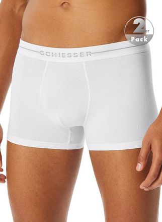 Schiesser Herren Unterw&auml;sche wei&szlig; Baumwolle & Mix unifarben