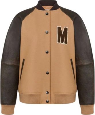 Moschino Femme, Vestes, Multicolore, Taille: 36 FR Wool Cloth Bomber Jacket