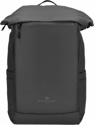 Kenorada Rucksack Leisure RS91-B | moderner Tagesrucksack mit Rolltop | gepolstertes Laptopfach (bis 13) | verstellbare Schulterriemen | Zwei Au&szlig;enf&auml;cher und I