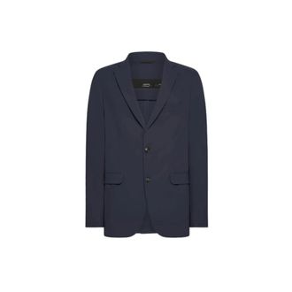 Roberto Ricci Design Slim Fit Reverskragen Jacke - - Jackets - Herren - Blau - M