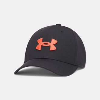 Under Armour Blitzing Low Kappe aus Stretch f&uuml;r Herren Schwarz / Venom Rot XL/XXL