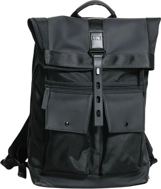 Duno Homme, Sacs, Noir, Taille: ONE Size Sac &agrave; dos &agrave; rabat structur&eacute;