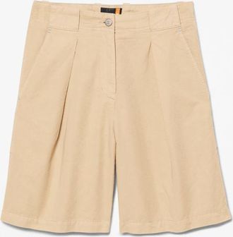 Timberland Bermudashorts aus Baumwoll-Leinenmischung f&uuml;r Damen in Beige, Damen, Beige, Gr&ouml;&szlig;e
