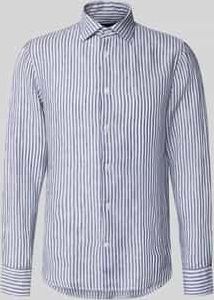 Matinique Modern Fit Freizeithemd aus Leinen mit Kentkragen