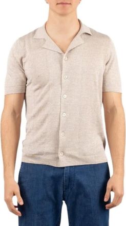 Gran Sasso Homme, Chemises, Beige, Taille: S Camicia