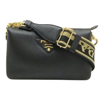 Prada Sac pochette vintage doccasion - Femme - Pre-owned - Noir - Taille: ONE Size