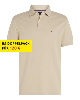 Tommy Hilfiger Piqu&eacute;-Poloshirt Regular Fit 1985 mit kleiner Logo-Stickerei in
