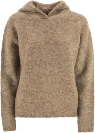 Max Mara Femme, Pulls, Beige, Taille: 38 FR Maille &agrave; col rond