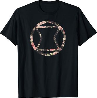 MARVEL Black Widow Floral Graphic T-Shirt T-Shirt