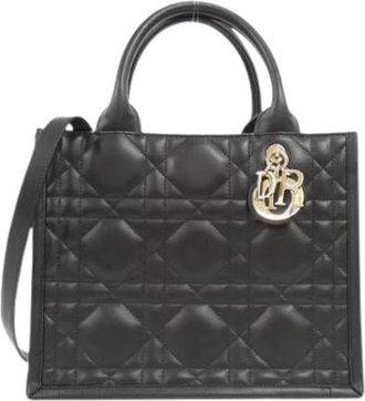 Dior Pre-owned Book Tote Small Calf Bag - Femme - Pre-owned - Noir - Taille: ONE Size