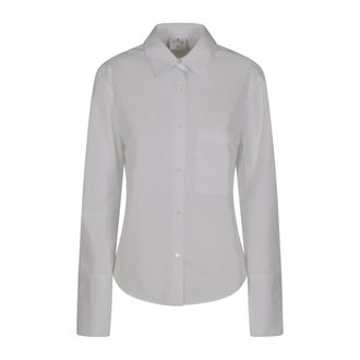 Courr&egrave;ges Klassisches Popeline-Hemd in Wei&szlig; - - Blouses & Shirts - Damen - Wei&szlig; - 2XS