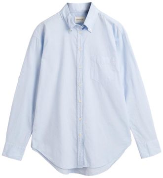 GANT Damen REL Luxury Oxford BD Shirt Bluse, Muted Blue, 38