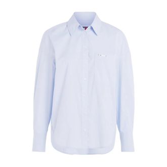 Tommy Hilfiger Oversize Shirt - - Blouses & Shirts - Damen - Blau - L