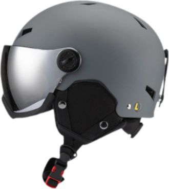 Generic Snowboard-Helm, Ski-Helm f&uuml;r M&auml;nner und Frauen, Skateboard-Ohrabdeckung, winddichter Winter-Outdoor-Ski-Helm, Schneesport-Helm, L Dark Grey