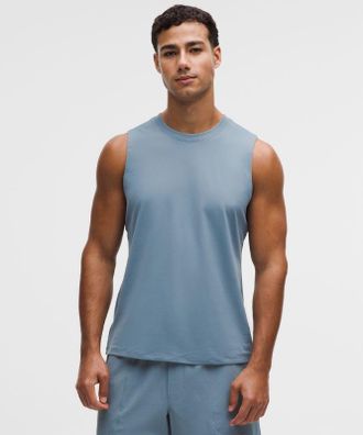 lululemon Repper Sleeveless Tank Top f&uuml;r M&auml;nner - Gr&ouml;&szlig;e XL in Steel Blue