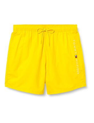 Tommy Hilfiger Herren Medium Drawstring Um0Um03258 Badehose, Yellow (Marigold Yellow), XL