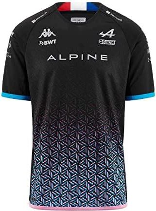 Kappa Maillot Kombat BWT Alpine F1 Team Ocon 31 Edition Officiel Formule 1 - Noir - 4XL