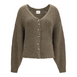 Khaite Axel Cardigan - Femme - Pulls - Vert - Taille: 36 FR