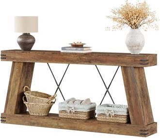 Tribesigns Table Console, 180 x 30 x 85 cm, Table dappoint, Table de Couloir pour Petit Espace, Table Console avec Espace de Rangement pour Entr&eacute;e, Couloir, Salo
