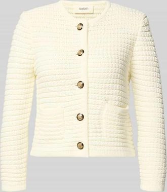 BA&SH Strickjacke mit Strukturmuster Modell GASPARD