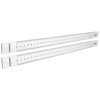 Artibetter Teiglineal mit Skala Dicke Backlineale als Nudelholzf&uuml;hrung f&uuml;r Gleichm&auml;&szlig;ige Teigdicke Tragbar und Glatt f&uuml;r Pl&auml;tzchen Kekse Vielseitig Einsetzbar Bei