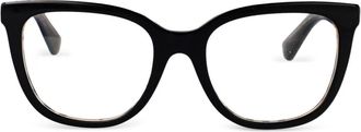Burberry Sunglasses lunettes de vue &agrave; motif Vintage Check - Noir