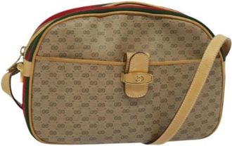 Gucci Pre-owned Cuir sacs-gucci - Femme - Pre-owned - Beige - Taille: ONE Size