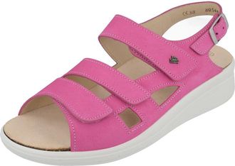 Finn Comfort FINNCO Pinto Damen Sommer Sandale pink Nubukleder