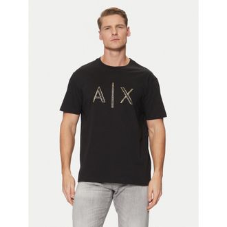 A|X Armani Exchange T-Shirt XM000325 AF10364 UC001 Schwarz Regular Fit