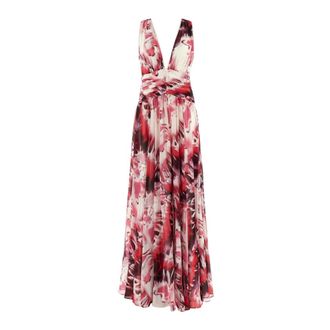 Marciano Adela V-Ausschnitt Langes Kleid - - Dresses - Damen - Mehrfarbig - XS