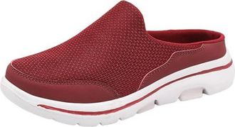 Generic Chaussures décontractées pour Femmes légères Confortables Semelle Souple Conception Respirante idéal Casual Sport (Brick Red, 41)