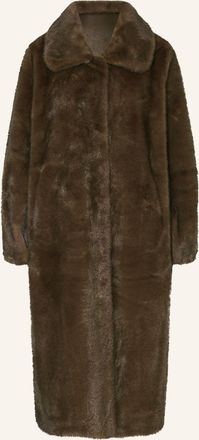 Studio AR Studio Ar Kunstpelz-Mantel Isabel braun